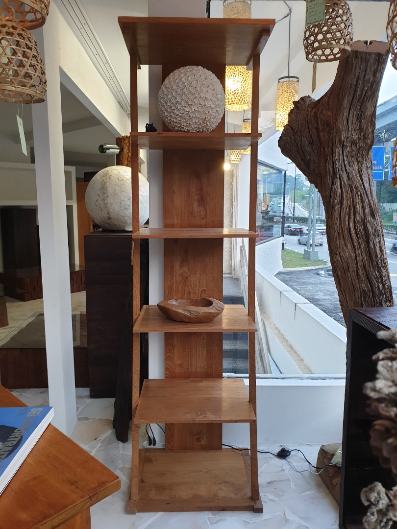 Teak Wood Rack, Furniture & Home Living, Furniture, Shelves, Cabinets ...