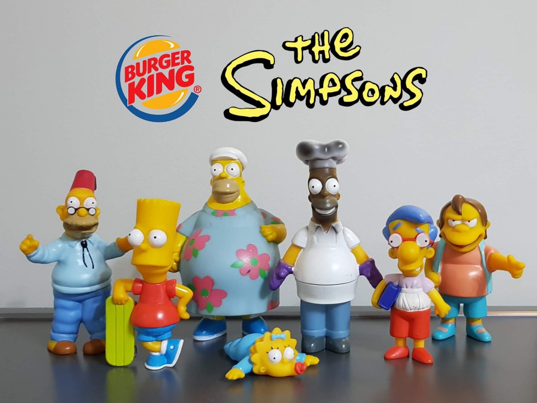 The Simpsons by Burger King, Hobbies & Toys, Toys & Games on Carousell