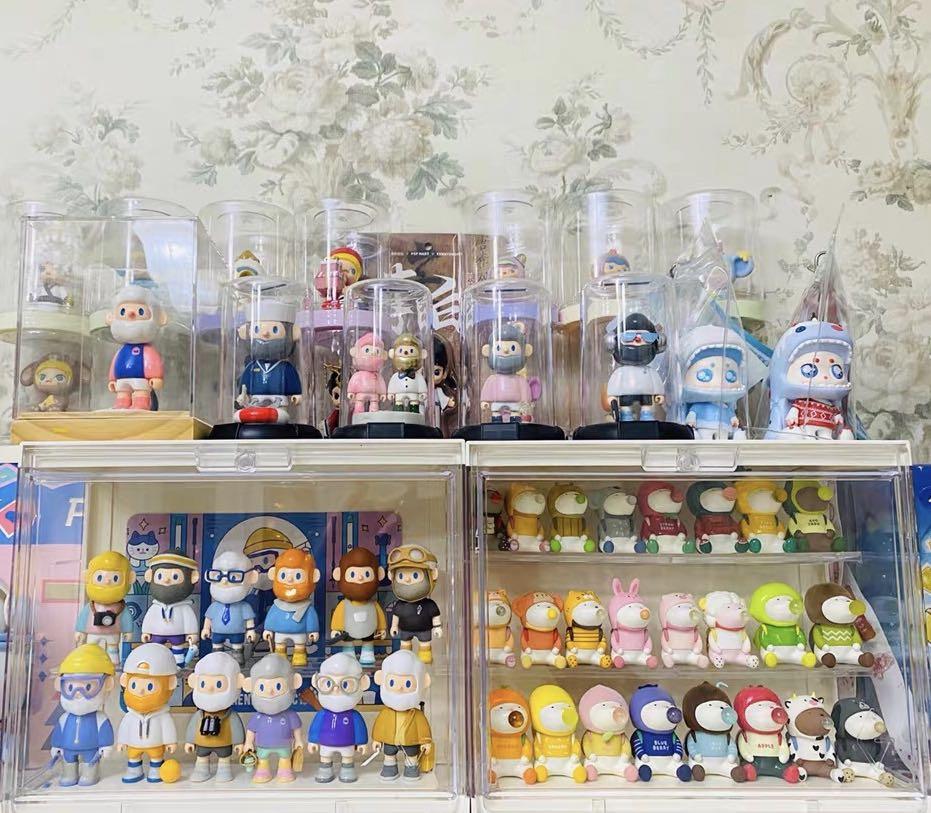 Transparent Clear Toy Display Case with Magnetic Door, Hobbies & Toys ...