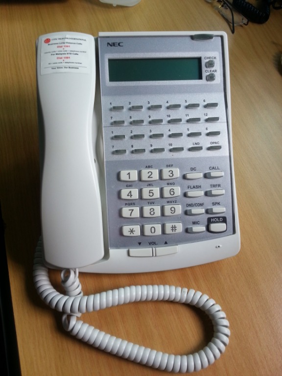 Used NEC Key Phone For Sale, Everything Else on Carousell