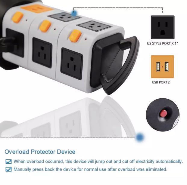 Vertical Multi Socket, TV & Home Appliances, Electrical, Adaptors ...