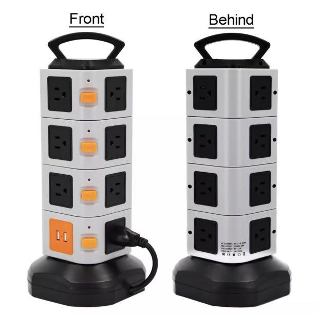 Vertical Multi Socket, TV & Home Appliances, Electrical, Adaptors ...