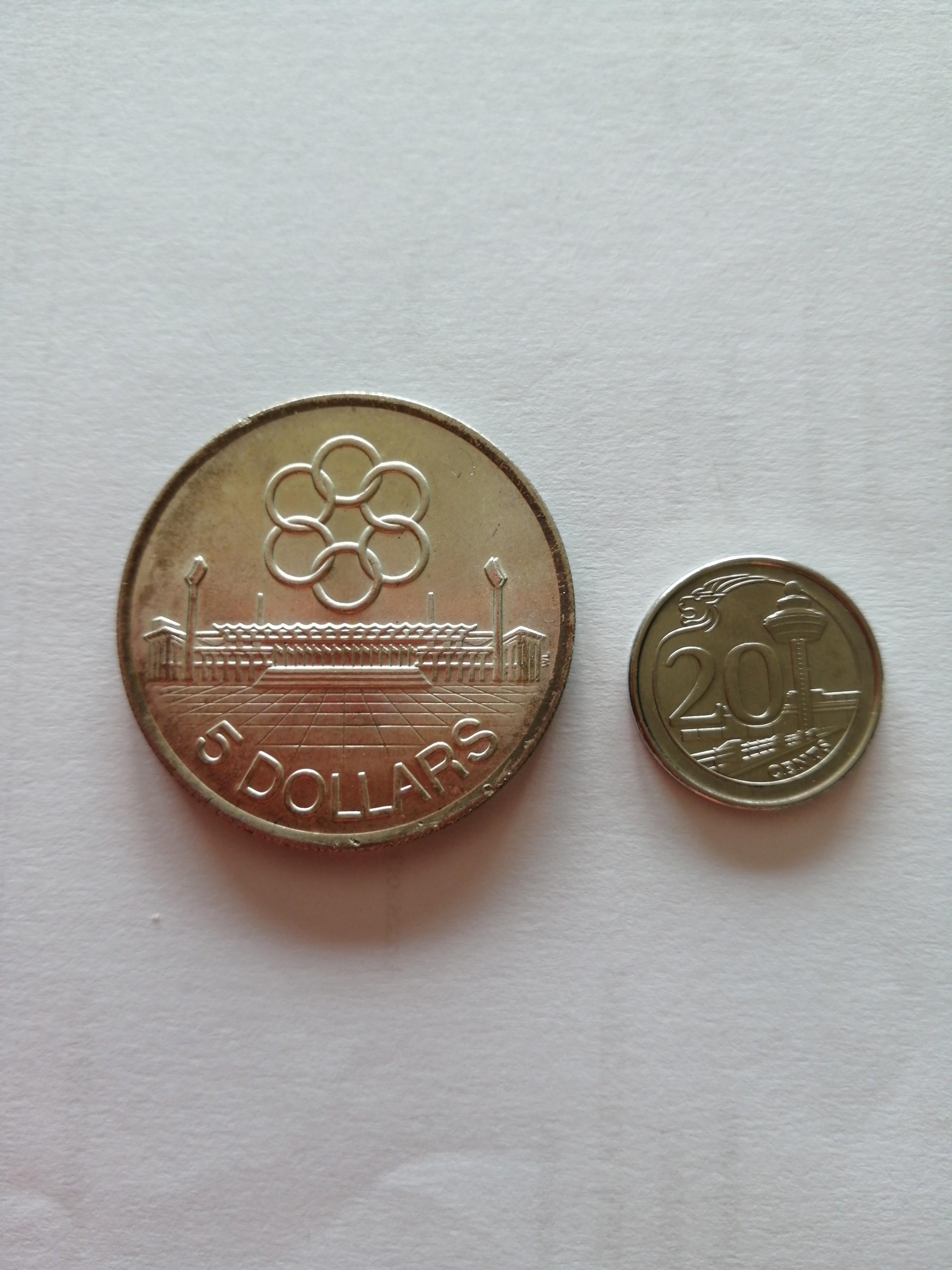 Vintage 7th SEAP Games Singapore 1973 $5 coin, Hobbies & Toys ...