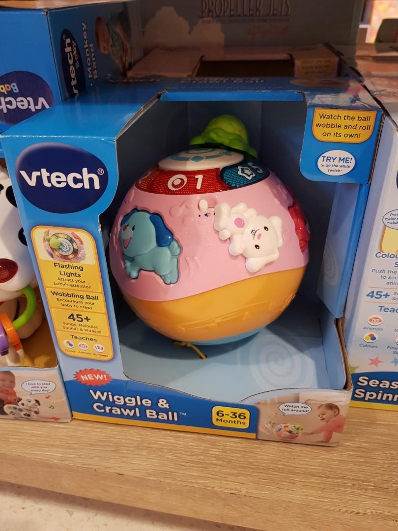 vtech wiggle & crawl ball pink, Babies & Kids, Infant Playtime on Carousell