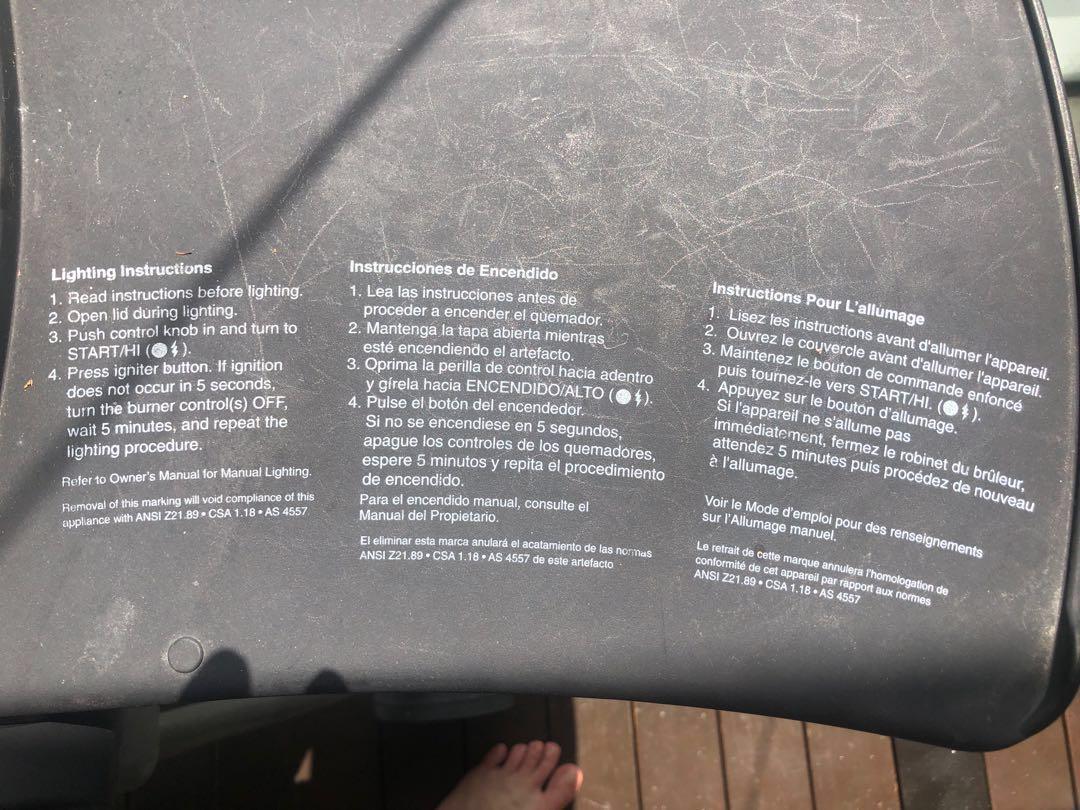 Weber Q200 BBQ + Cart/Stand + Gas, Everything Else on Carousell