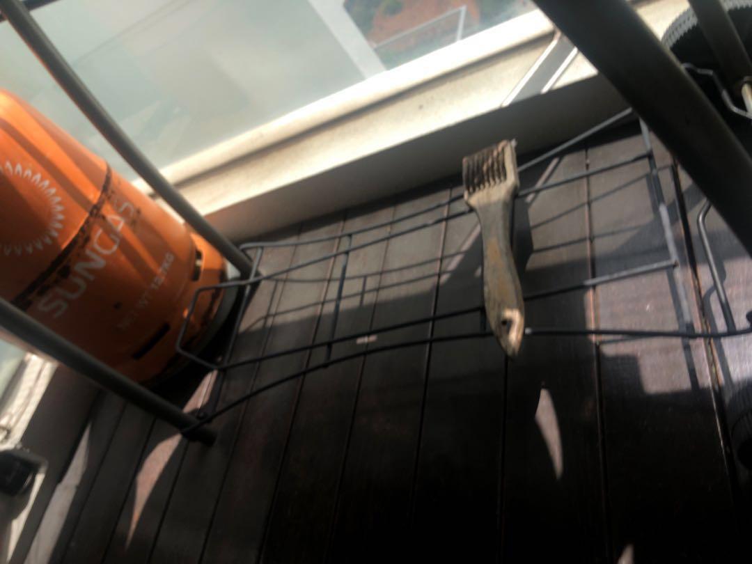 Weber Q200 BBQ + Cart/Stand + Gas, Everything Else on Carousell