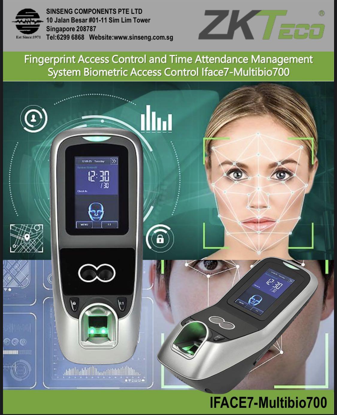 ZKTECO Door Access Series , Biometric Fingerprint Reader Lock, Card ...