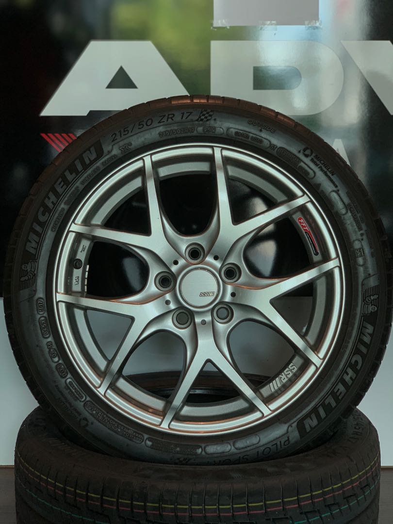 17" *ORIGINAL* japan SSR Rims with Michelin Pilot Sport 4 Tyres, Car ...