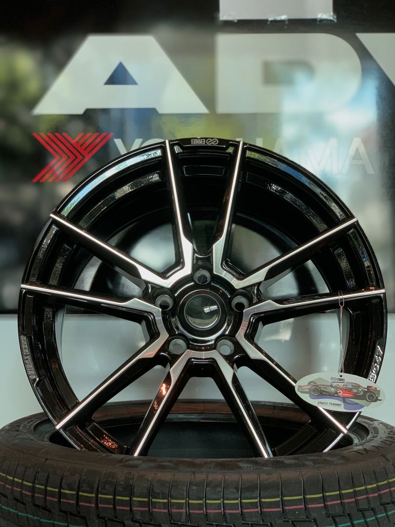 18" ENKEI TUNING SC47, Car Accessories, Tyres & Rims on Carousell