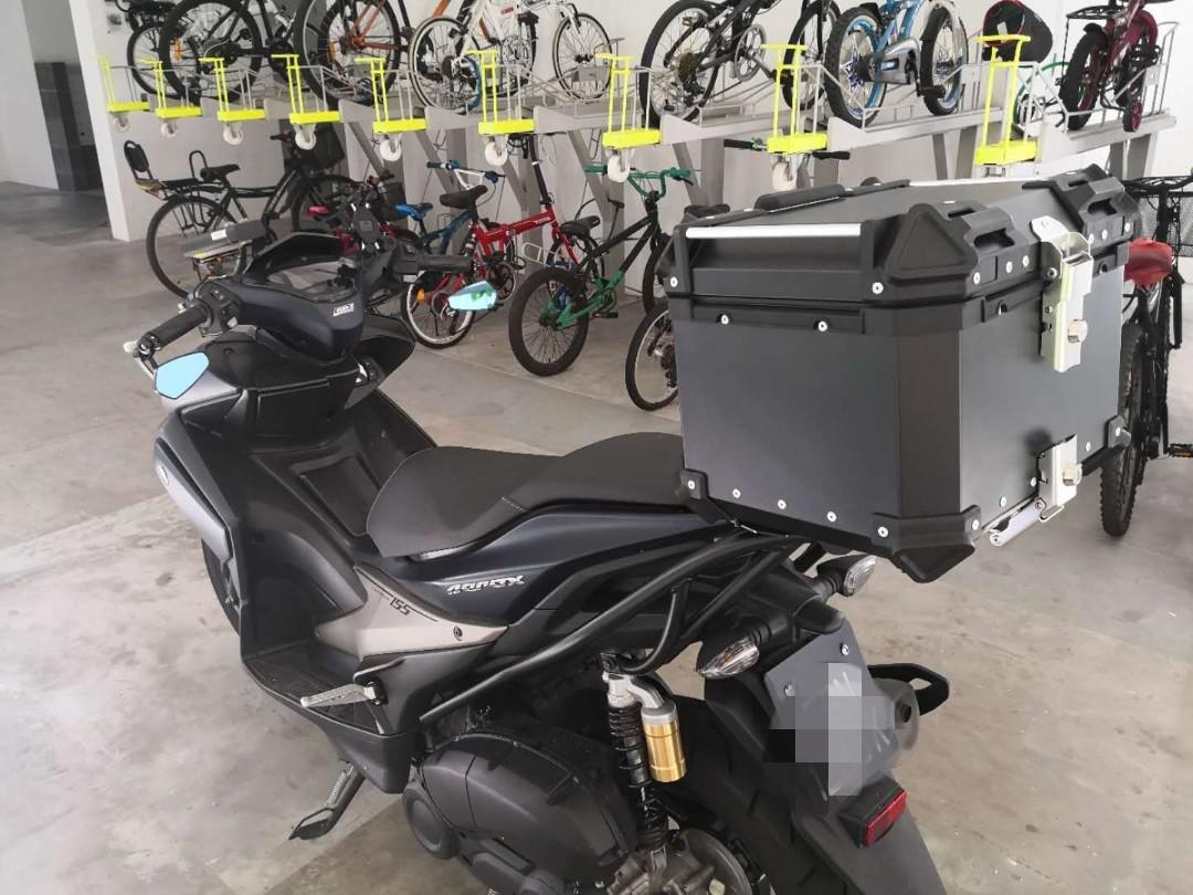 Aerox rack heavy duty top box rack AEROX 155 Yamaha Aluminium 45L ...