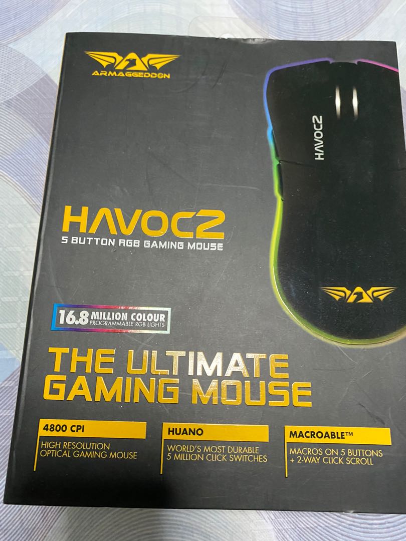 Armaggeddon Havoc2 Gaming Mouse, Computers & Tech, Parts & Accessories ...