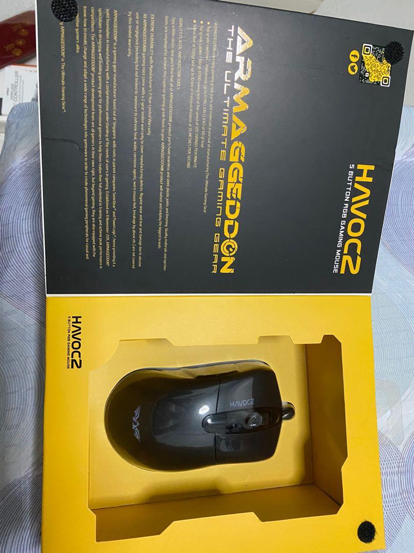 Armaggeddon Havoc2 Gaming Mouse, Computers & Tech, Parts & Accessories ...