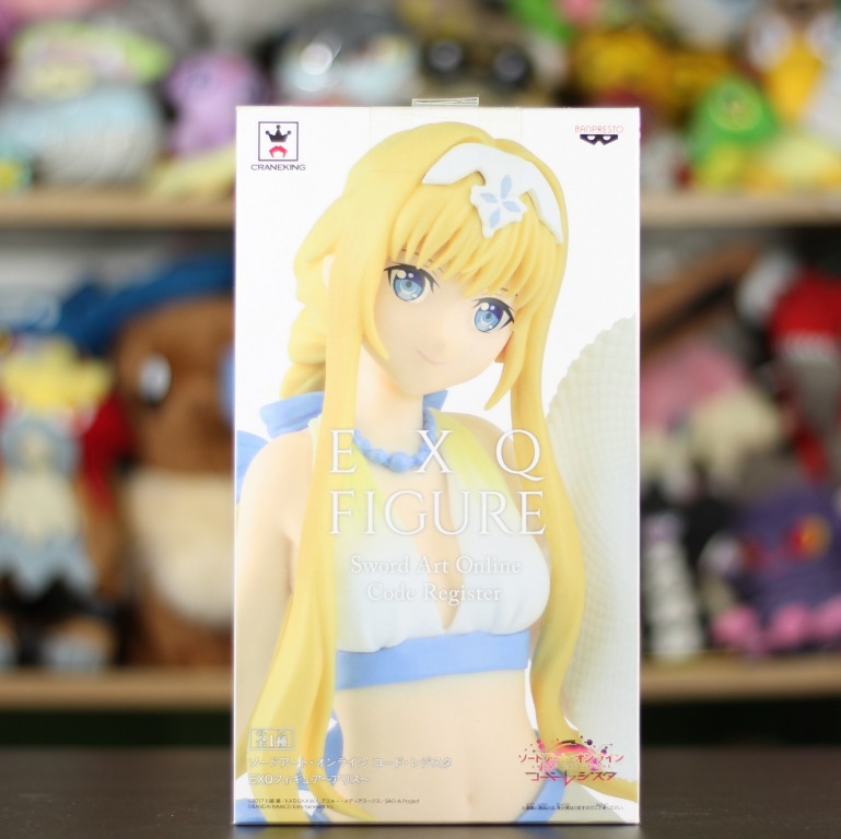 Banpresto EXQ SAO Sword Art Online Code Register Alice Swimsuit Ver. Figure, Hobbies & Toys ...