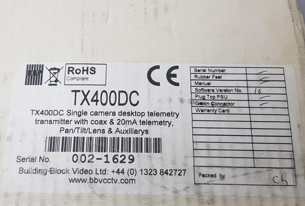 BBV TX400/DC TELEMETRY TRANSMITTER KEYBOARD. MADE IN ENGLAND, Audio ...