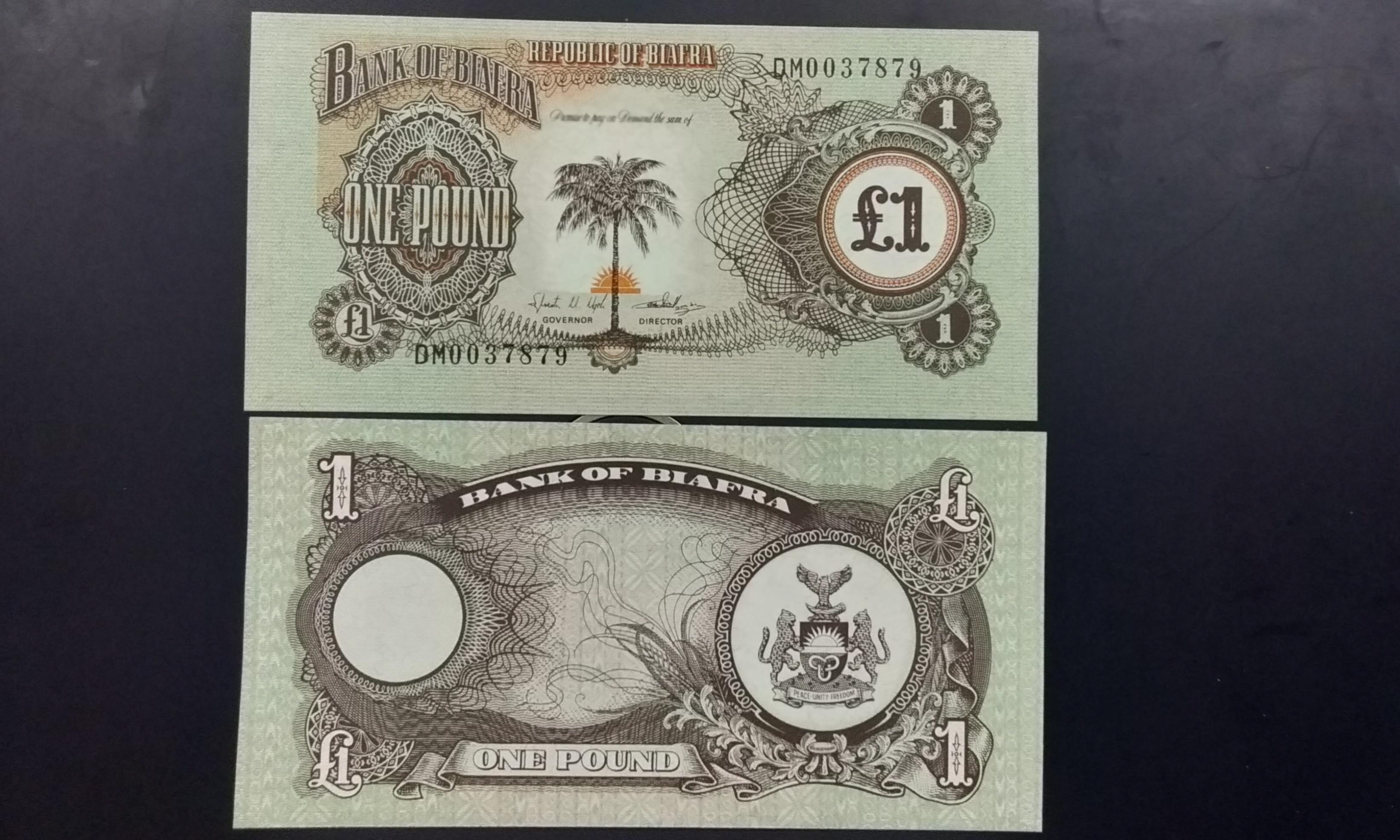 Biafra 1 Pound ND 1967-1969, Hobbies & Toys, Memorabilia & Collectibles ...
