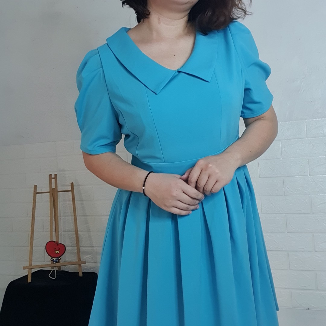 Blue Hinhin World Inspired Dress, Women's Fashion, Dresses & Sets ...