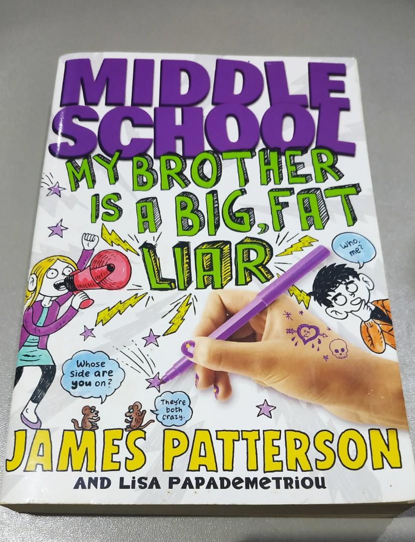 Buku import murah Middle school my brother is a big, fat liar by James ...