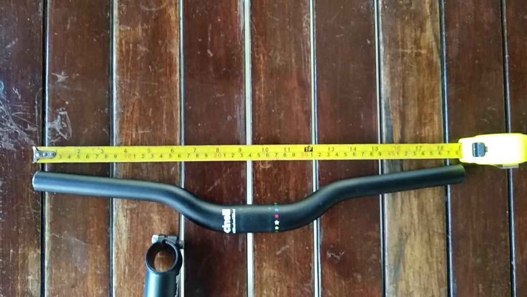 Cinelli Pepper riser handlebar + Pista Stem, Sports Equipment, Bicycles ...