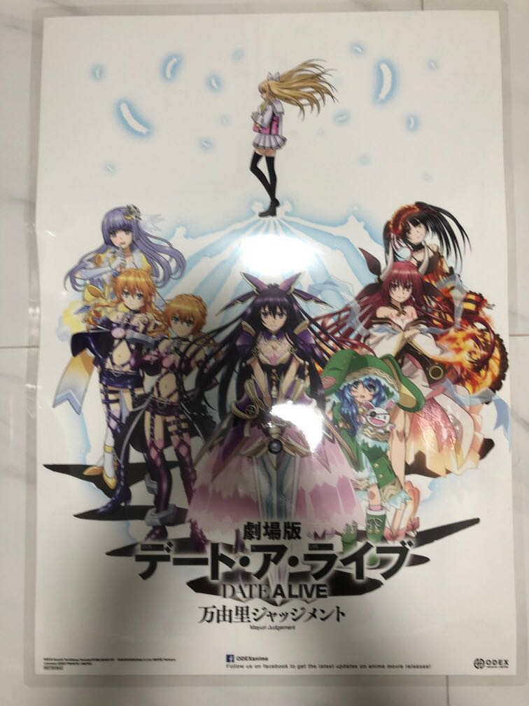 Date a live anime poster (Laminated), Hobbies & Toys, Memorabilia ...