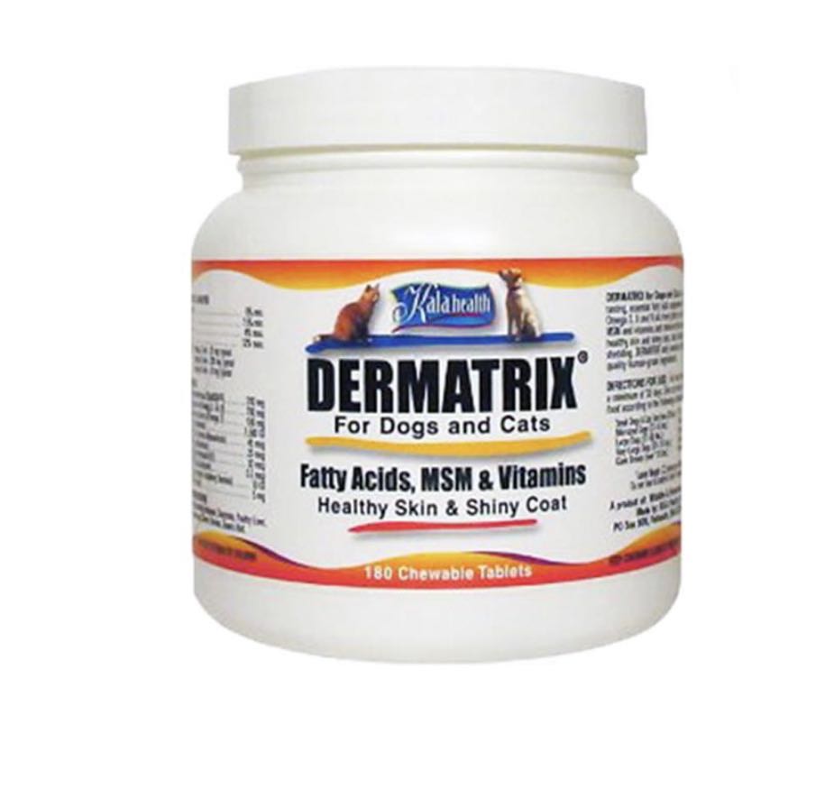 Dermatrix for dogs and cats (supplement), Pet Supplies, Health ...
