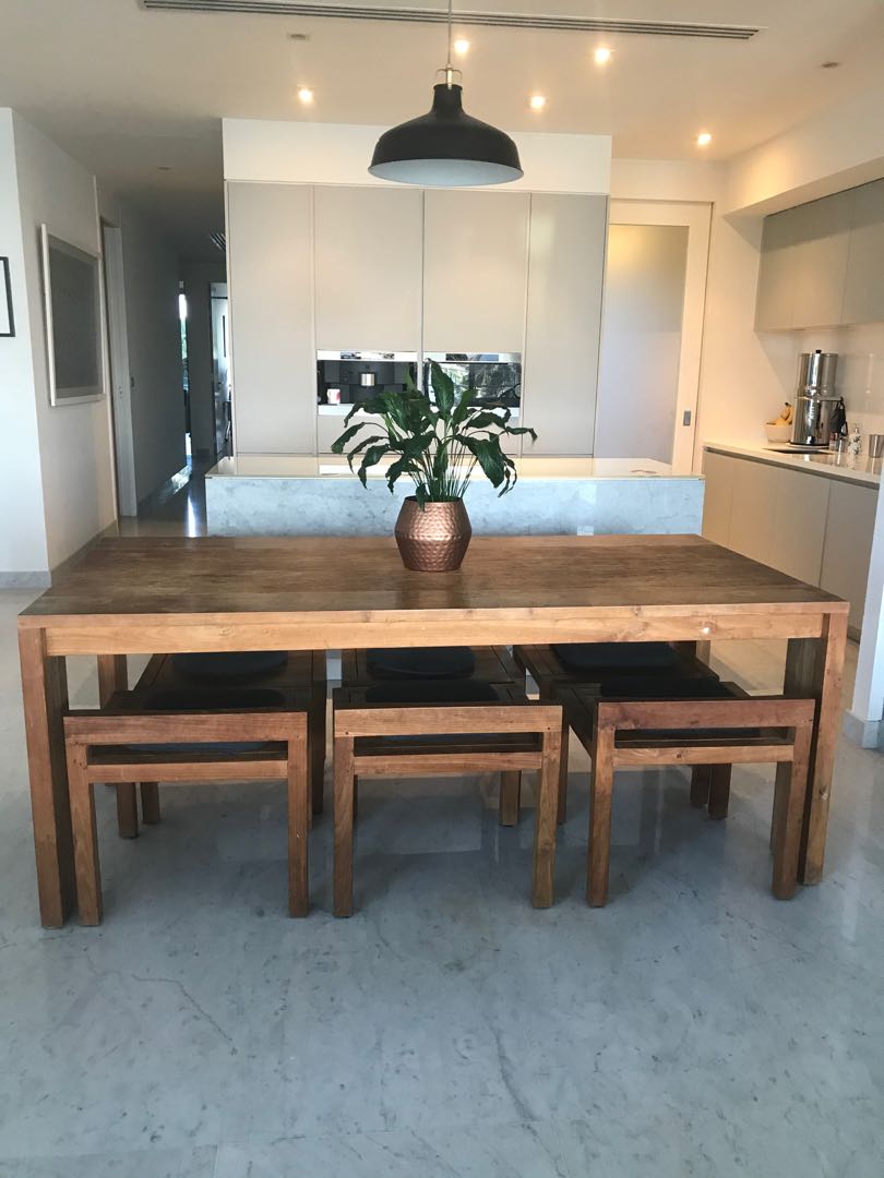 Dining Table, Furniture, Tables & Chairs on Carousell