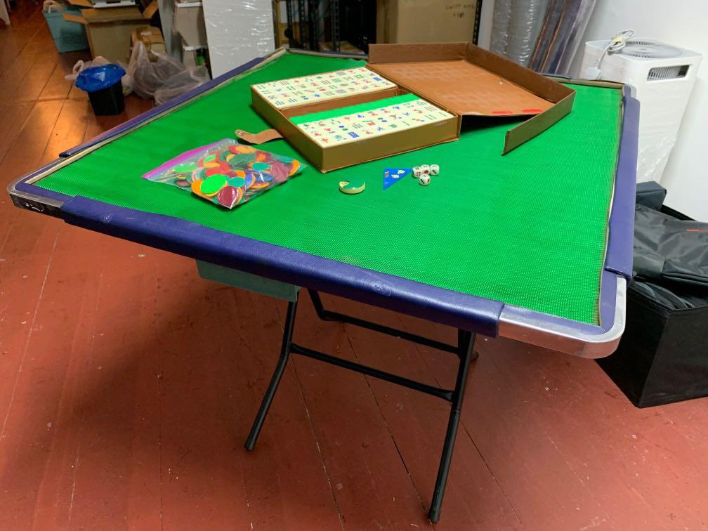 Foldable Mahjiong / Majong Table with Tiles Set, Babies & Kids, Baby ...