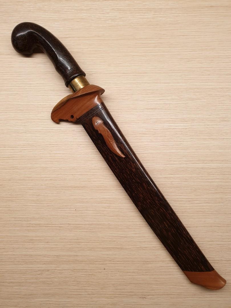 Full Tang High Carbon Steel Golok Betawi Hand Forged machete with Wood ...