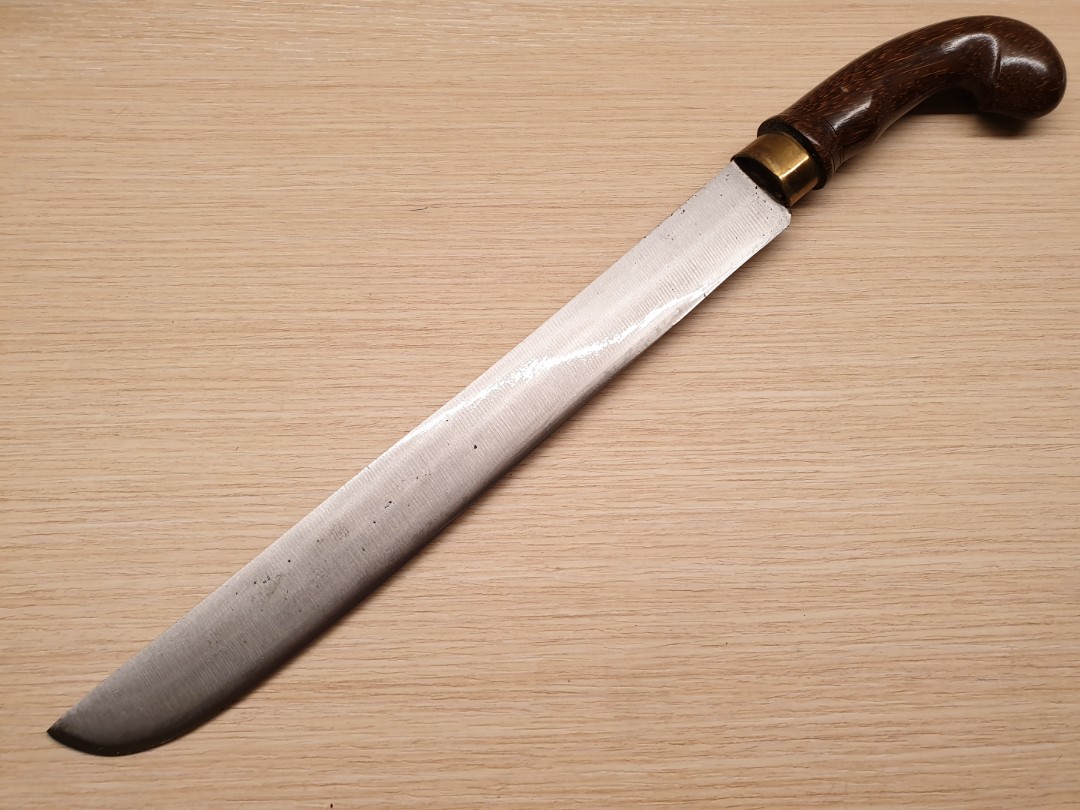 Full Tang High Carbon Steel Golok Betawi Hand Forged machete with Wood ...