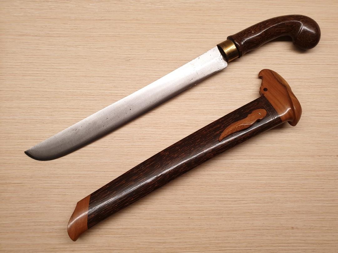 Full Tang High Carbon Steel Golok Betawi Hand Forged machete with Wood ...