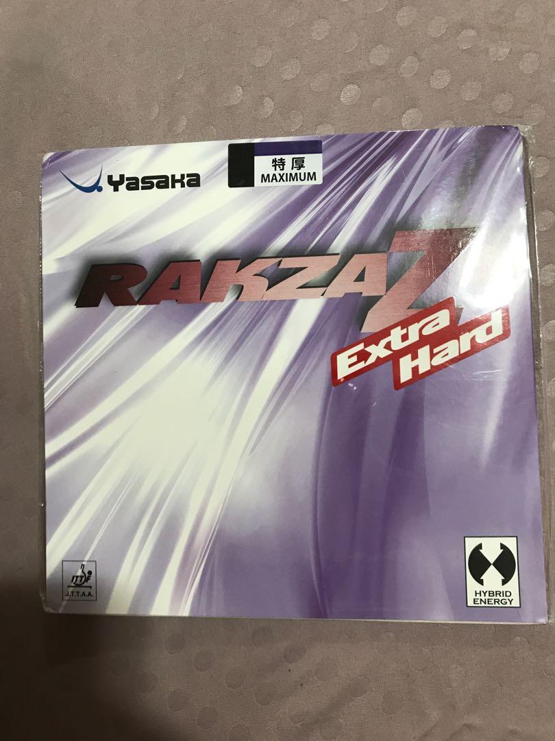 Genuine Yasaka Rakza Z Extra Hard table tennis rubber, Sports Equipment, Sports & Games, Racket ...