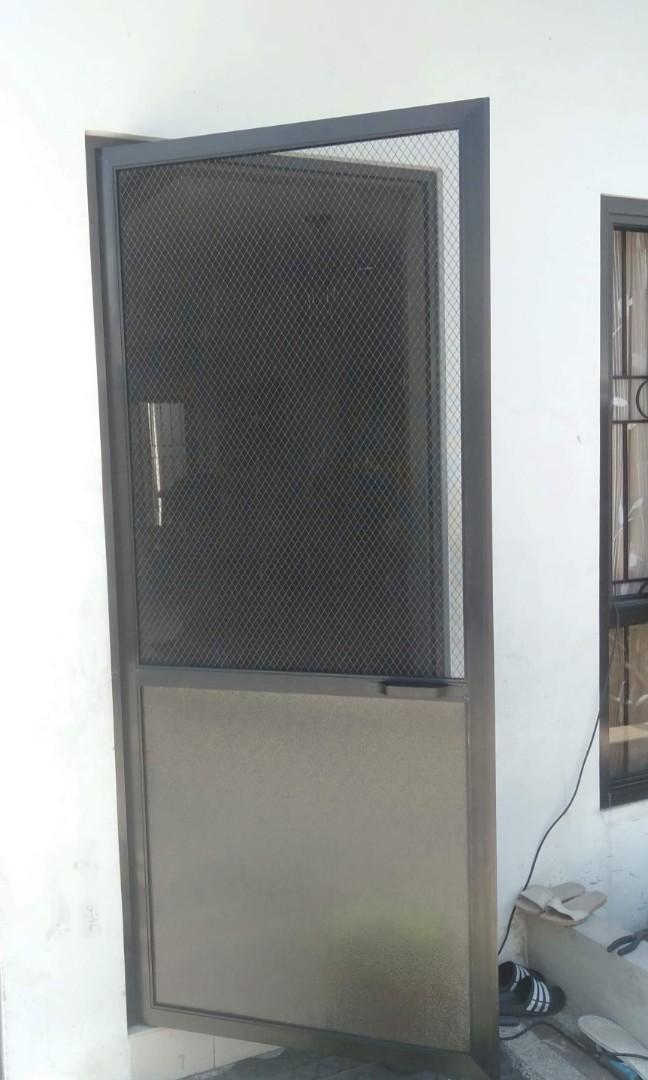 Half screen door, Furniture & Home Living, Home Improvement ...