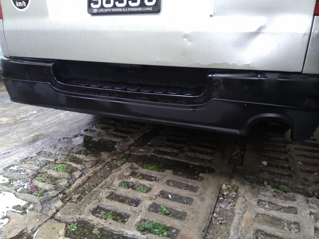 Hiace rear bumper xtention, Car Accessories, Accessories on Carousell