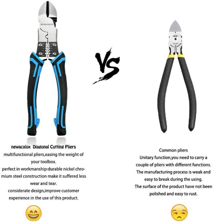 (HOT) Side Cutting Plier, Industrial Pliers, Wire Stripper/Crimper ...