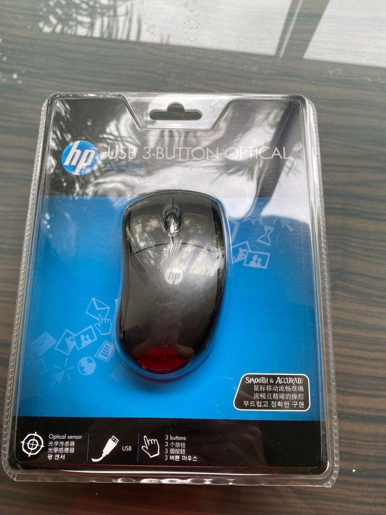 HP 3-button optical mouse, Computers & Tech, Parts & Accessories, Mouse ...