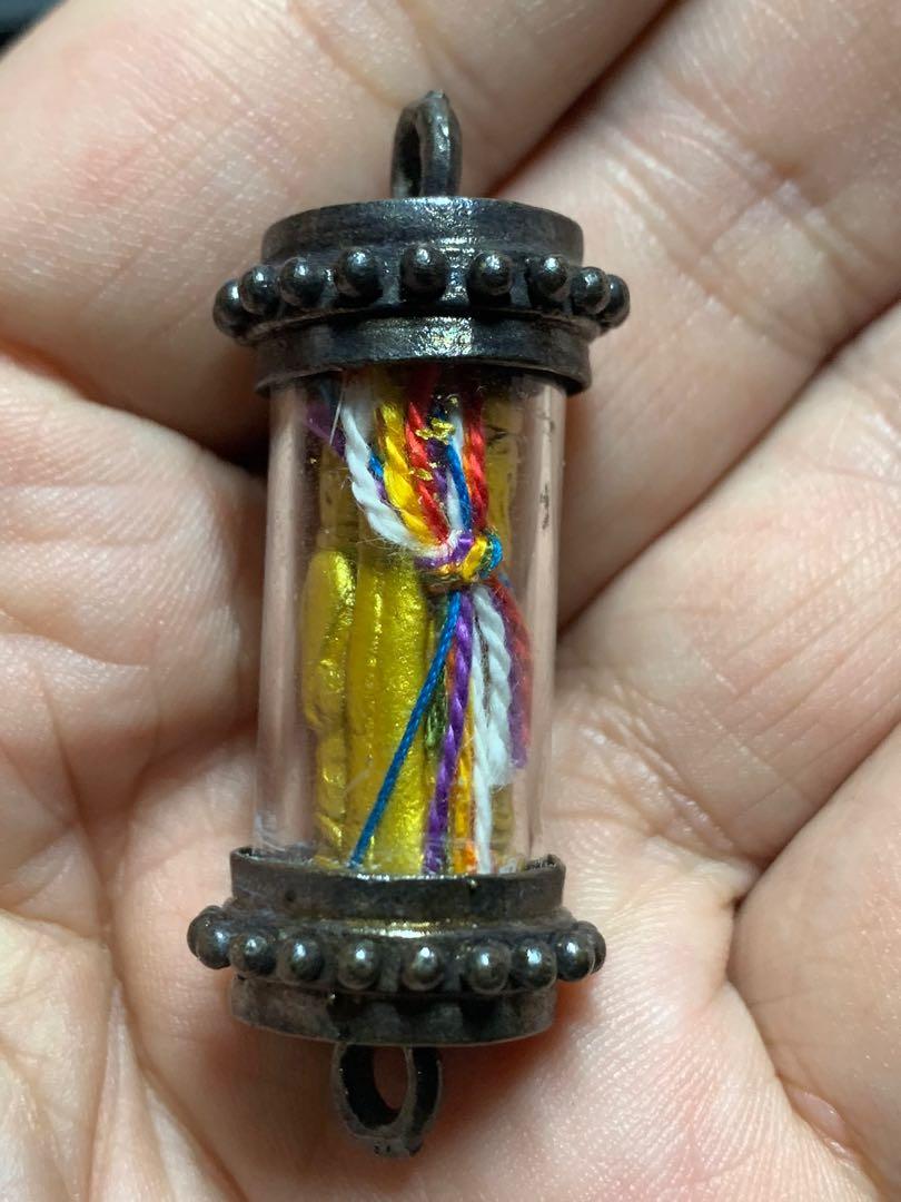 Inn Koo Couple Takrut LP Anek Charm Luck Thai Amulet Talisman Takrud ...