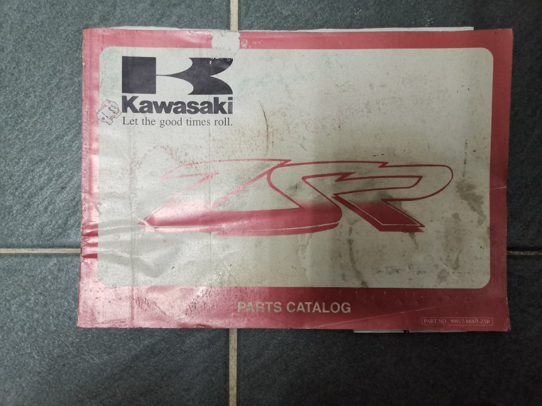 Kawasaki ZSR 150 Motorcycle Manual/ Parts Catalogue, Motorcycles ...