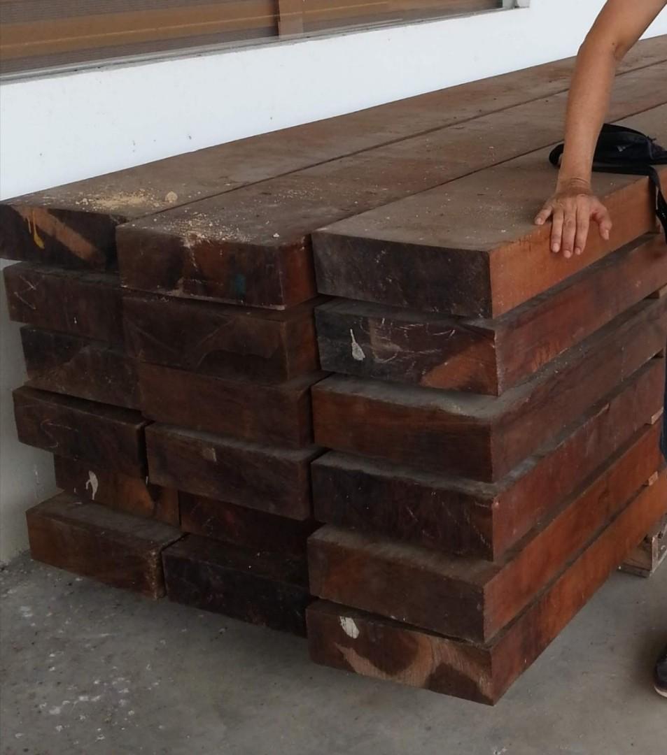 Kayu Chengal (Chengal wood timber), Furniture & Home Living, Furniture ...