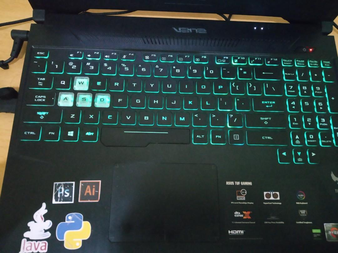Laptop ASUS TUF GAMING FX 505 DT RYZEN 5 thn 2019, Elektronik, Komputer ...