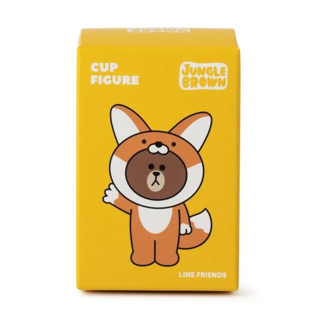 Line Friends Jungle Brown Cup Figure, Everything Else on Carousell