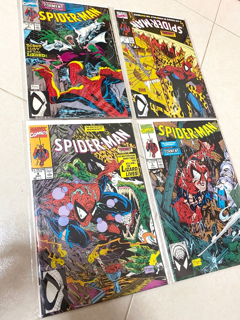 Marvel Spider-man Torment Story Arc by Todd McFarlane #2-5 (Set of 4 ...