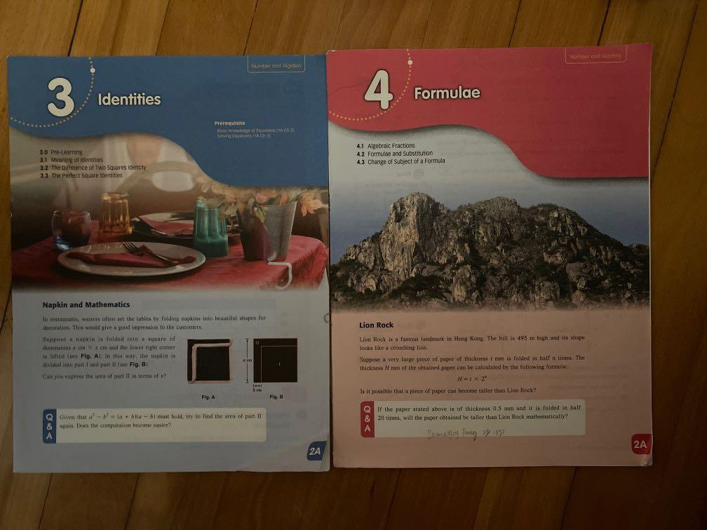 Math Textbook f2, 興趣及遊戲, 書本 & 文具, 教科書 - Carousell