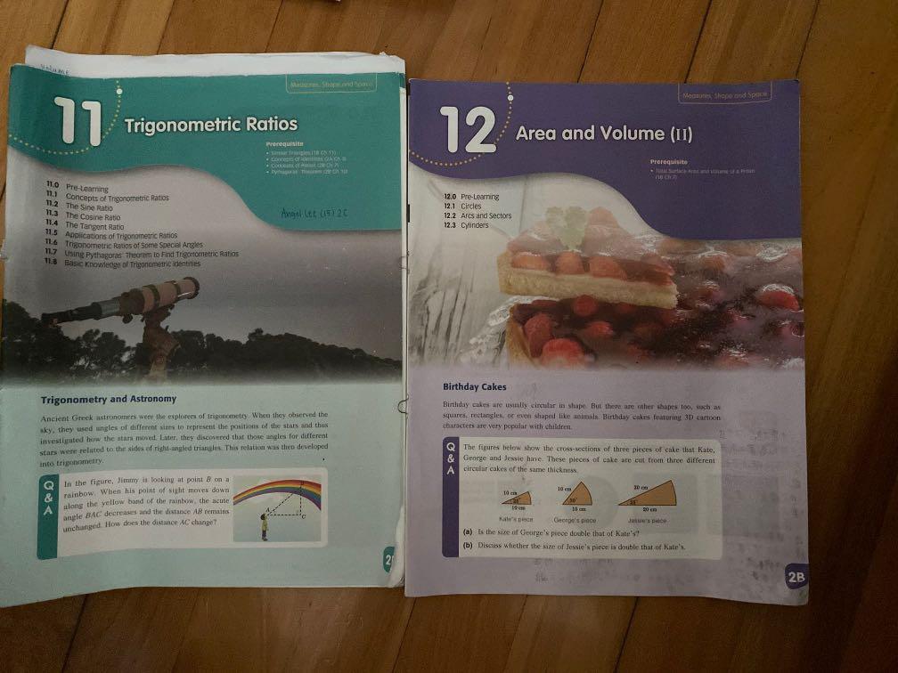 Math Textbook f2, 興趣及遊戲, 書本 & 文具, 教科書 - Carousell