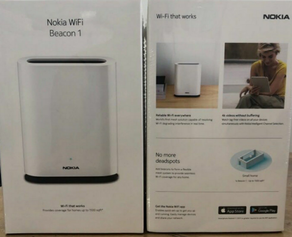Nokia Beacon 1 Mesh Router, Computers & Tech, Parts & Accessories ...