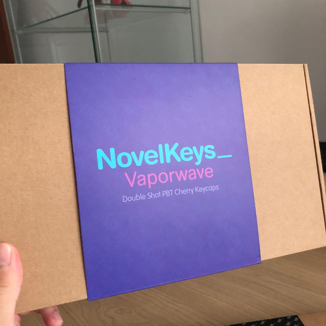 Novelkey PBT Vaporwave keycaps mechanical keyboard, Computers & Tech ...