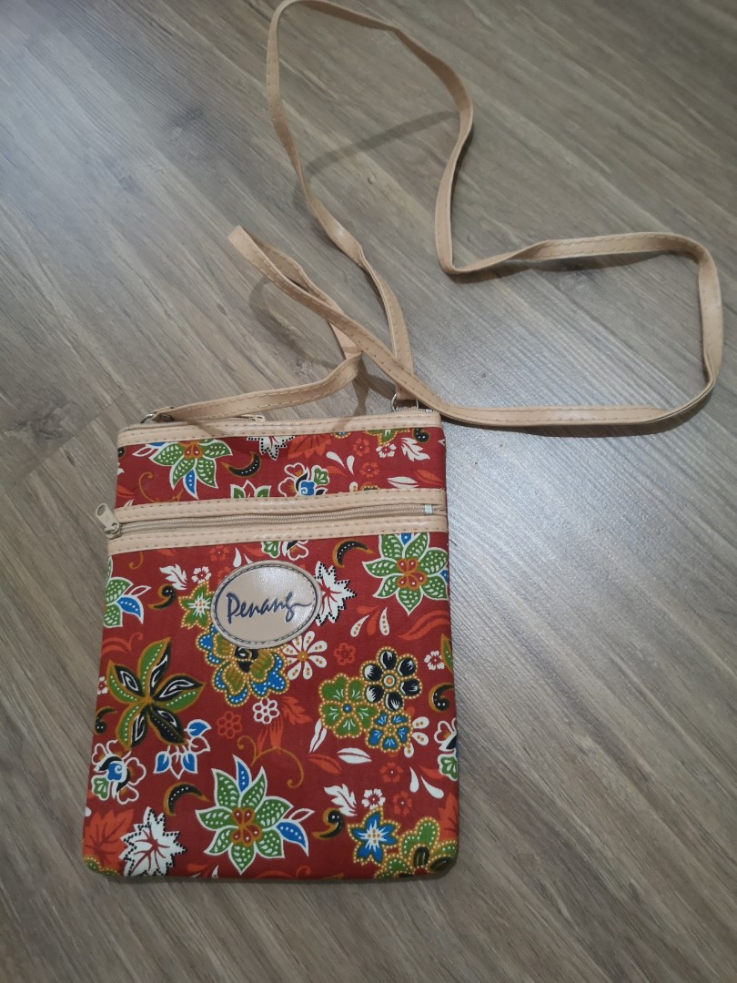 Penang Batik Sling Bag, Women's Fashion, Bags & Wallets, Tote Bags on ...