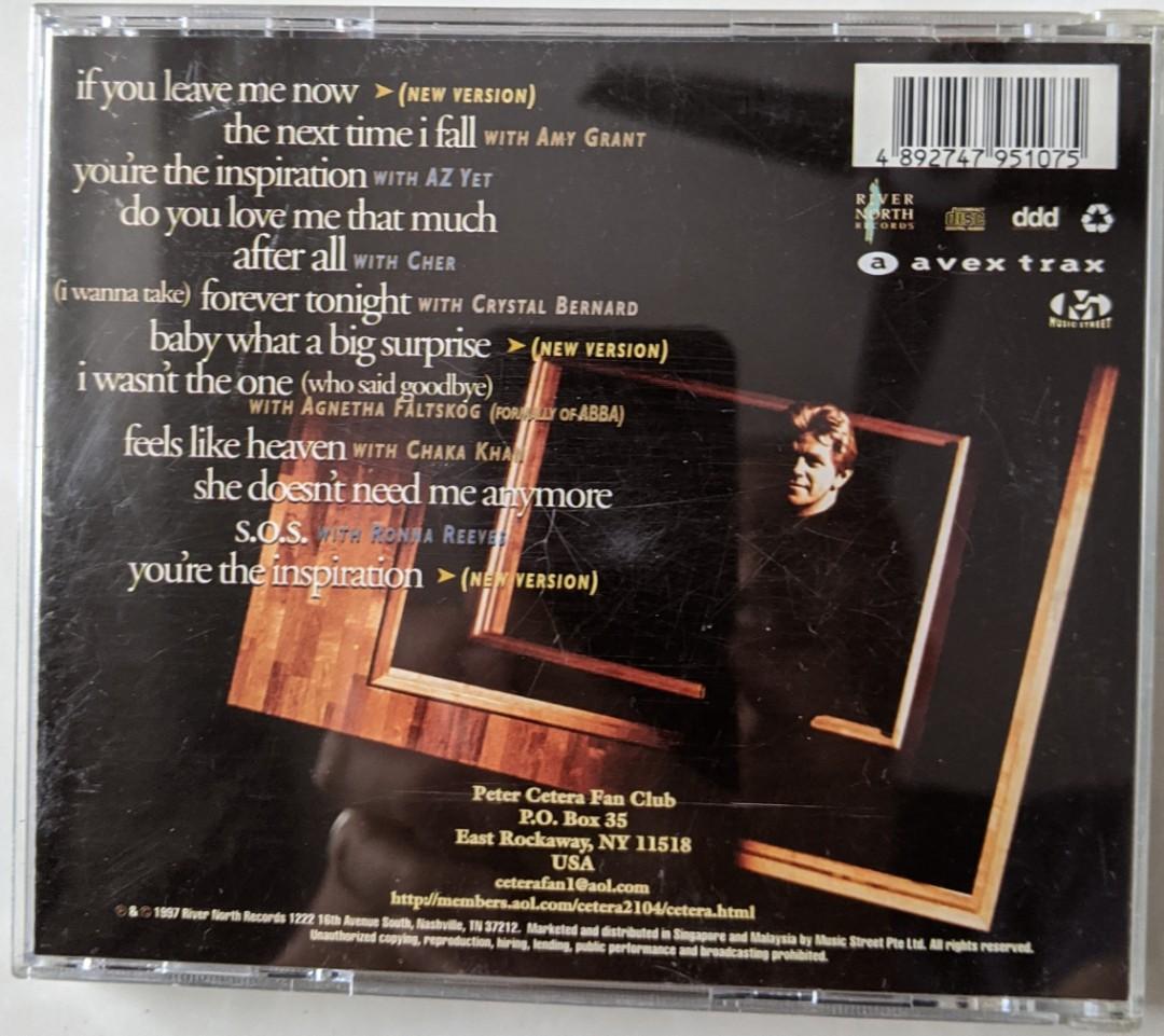 CD -Peter Cetera, Chicago lead singer Greatest hits, Hobbies & Toys ...