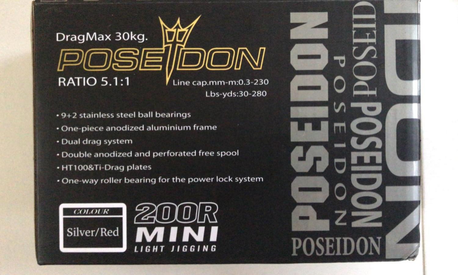 Poseidon Mini 200R overhead jigging reel, Sports Equipment, Fishing on ...