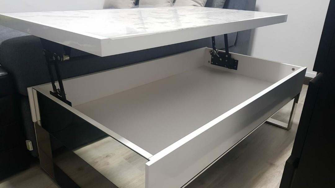 Retractable coffee table, Furniture & Home Living, Furniture, Tables ...