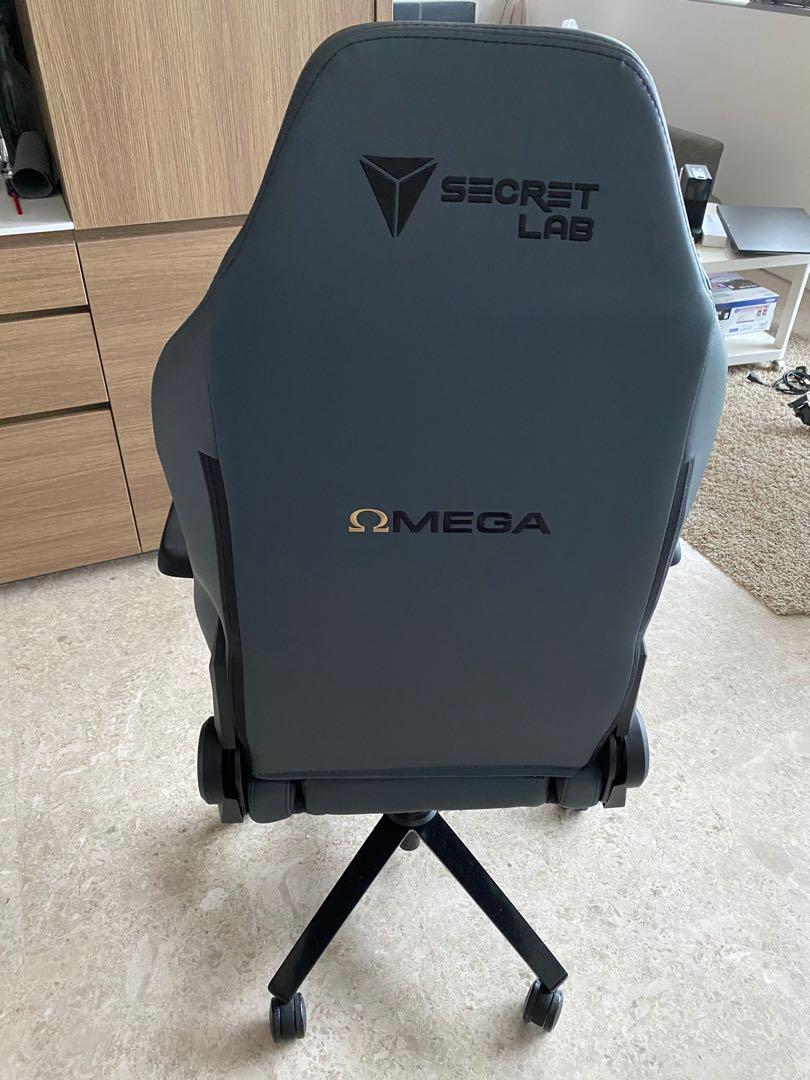 Secret Lab Omega 2020 Ash Gaming Chair (Warranty Sep 2024), Furniture ...
