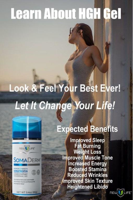 SOMADERM HGH Gel (100ml) - Free Tracked Package, Beauty & Personal Care ...